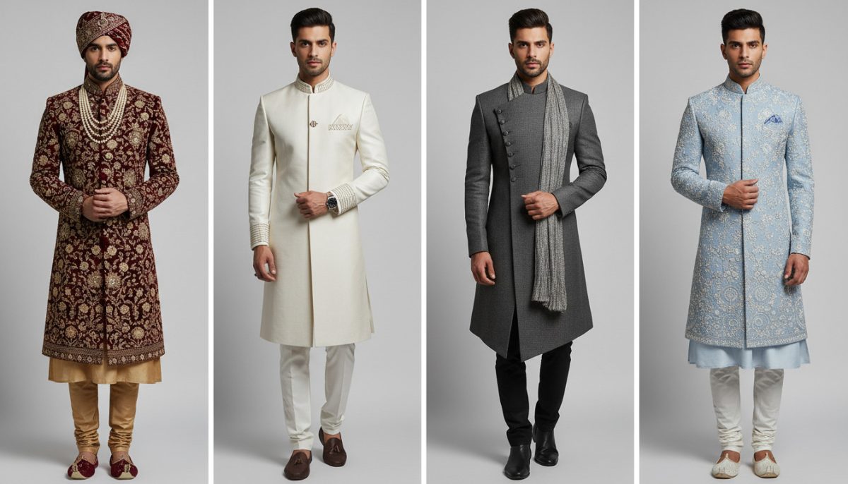 What Is a Sherwani? History, Types, Fabrics & Wedding Guide